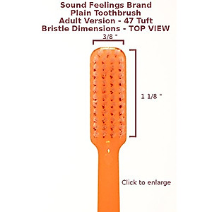 Sound Feelings Toothbrush - Basic, Hard, 4-Pack, Adult