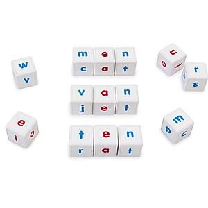 Junior Learning JL643 CVC Cubes, Multi