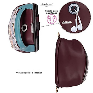 Nicole Lee Sling Backpack with USB Charging and Earphone Ports, Top Handle Travel School Crossbody Bag, Adjustable Strap (Success in New York)