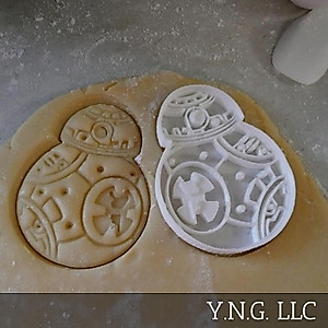 INSPIRED BY BB8 STAR WARS MOVIE THEME ROBOT DROID CHARACTER COOKIE CUTTER MADE IN USA PR462