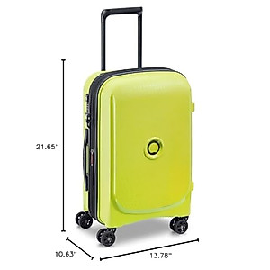 Delsey Paris Unisex Adult Expandable Suitcase, Chartreuse Green, Cabine (55 cm-35 L + 5 L)