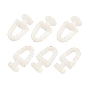 uxcell Curtain Track Plastic Drapery Rail Sliding Glider for Windows Shower Curtain Tracks 11mm Dia 50 Pcs