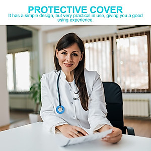 POPETPOP Stethoscope Cover - 10pcs Stethoscope Cover Soft Silicone Stethoscope Spare Parts Stethoscope Stethoscope Diaphragm Covers for Hospital Doctor