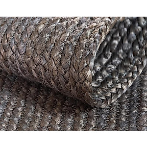 PATEL EXPORTS 2x3, 3x5, 4x6, 5x8, 6x9, Braided Jute Rug/Boho Rug/Runner Rug/Vintage Rug/Area Rug/Moroccan Rug (4x6 Area Rug)