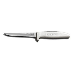 Dexter Russell Sani-Safe (01143) Boning Knife, 4-1/2", Narrow, Hollow Ground, Stain-Free, high-Carbon Steel Blade, Textured, Polypropylene Handle, S154HG-PCP