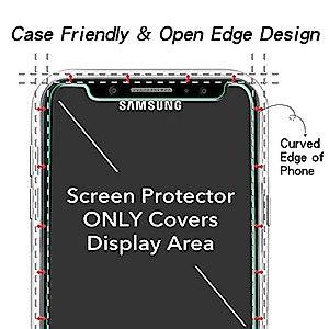 KATIN [2-Pack] For Samsung Galaxy J7 2017, J7 Prime, J7 Perx, J7 Sky Pro, J7 V, J7 Perx Tempered Glass Screen Protector No-Bubble, 9H Hardness, Easy to Install