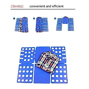 Geniusidea V1 Shirt Folding Board t Shirts Clothes Folder Durable Plastic Laundry folders Folding Boards for Adults and Kids Fast and Fun