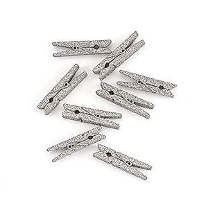 Hortense B. Hewitt Mini Clothespins, Silver