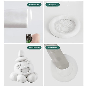 Waterproof Wall Repair Seal Mortar | Sealing Clay for Wall Hole Repair | Repair Air Conditioning Holes Sealing Mud | Holes Filler (1)