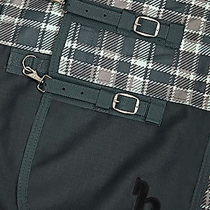 HORZE Nevada 1200D Lightweight Waterproof Horse Turnout Sheet with Fleece Lining (No Fill) - Urban Chic - 81 in