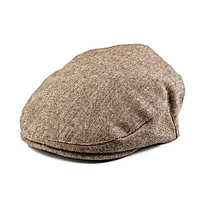 Born to Love Baby Boys Hat Tweed Page Driver Cap, Beige, 12-18 Months