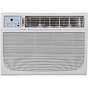 Keystone 24,000 BTU Window Air Conditioner with Dehumidifier and Supplemental Heat, 230V, Window AC for Extra Large Rooms up to 1500 Sq. Ft. with Remote Control, 3 Speeds, and Washable Filter, White