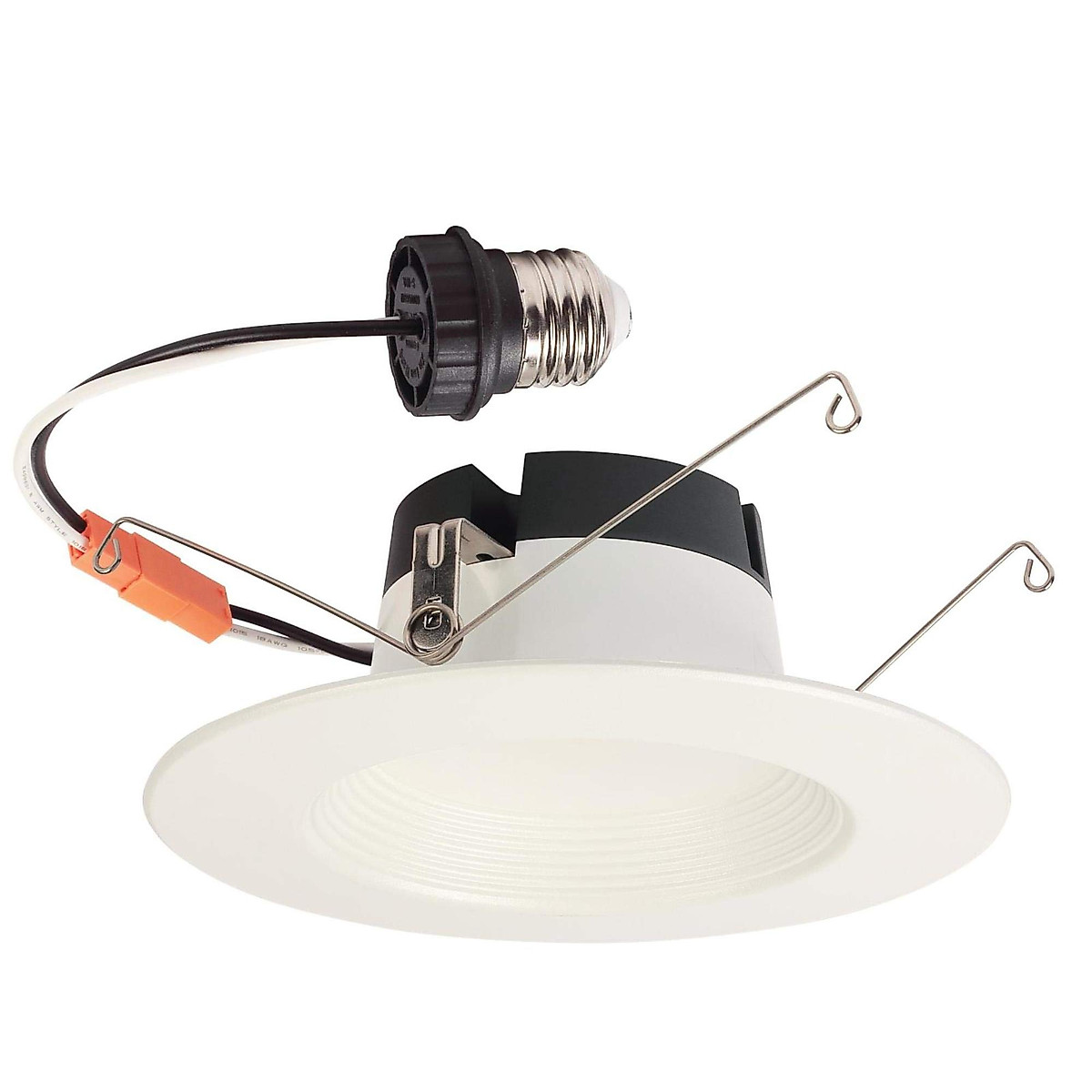 Westinghouse 5141100 11 Watt (80 Watt Equivalent) 5-6 Inch Recessed LED Downlight with Color Temperature Selection, Dimmable, Energy Star, Medium Base, White Trim