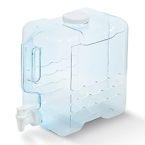 Arrow 2 Gallon Drink Dispenser for Fridge - Plastic Beverage Dispenser with Spigot for Easy Dispensing - Made in the USA, BPA Free Plastic - Convenient Handle, Easy-Pour Spout