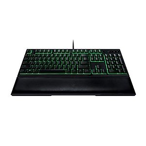 Razer ORNATA Expert: Mecha-Membrane - Individually Backlit Mid-Height Keys - Leatherette Wrist Rest - Gaming Keyboard - Gaming Keyboard (RZ03-02041800-R3U1)