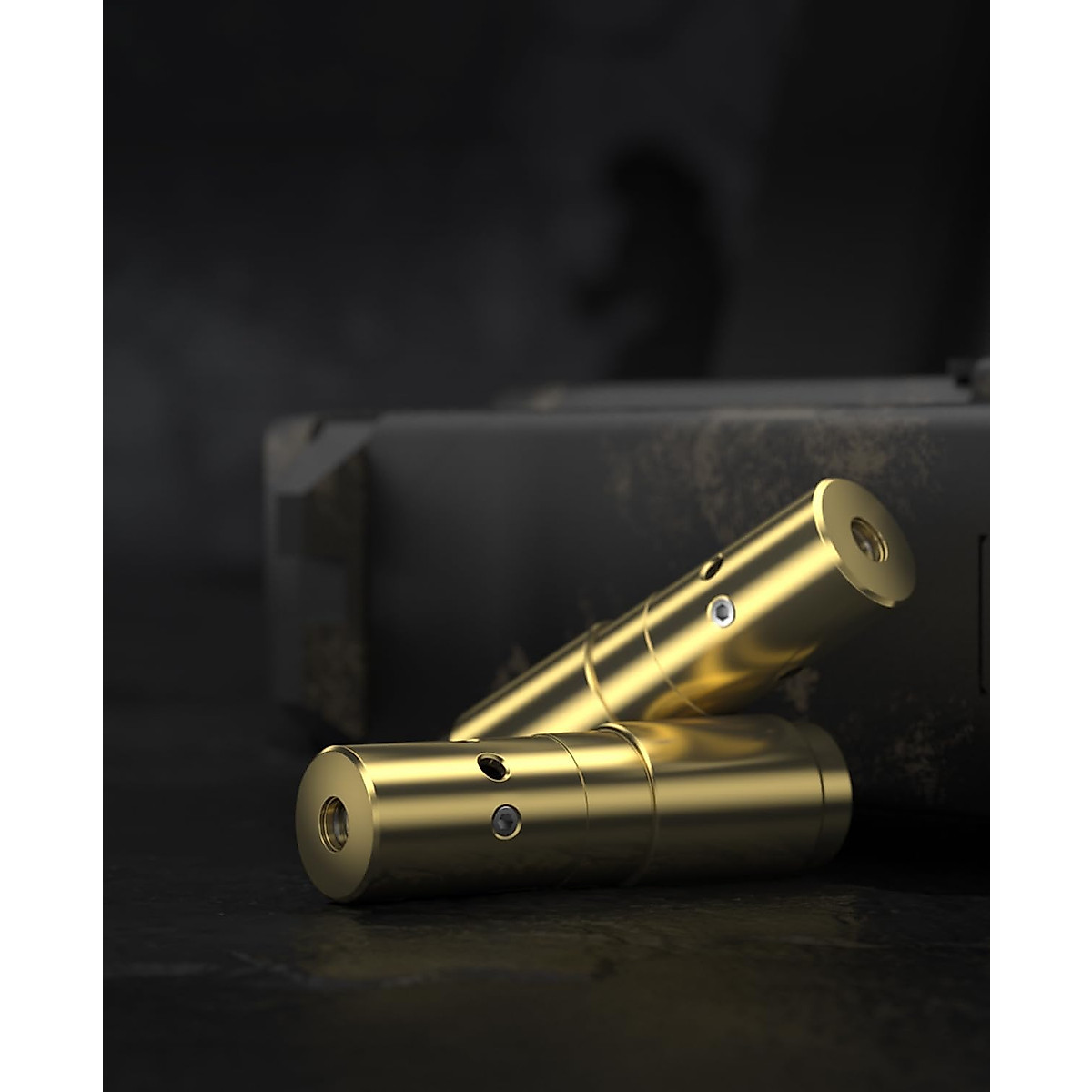 Feyachi Bore Sighting Laser 9mm Red Dot Laser Boresighter for Handgun Pistol with Tail Switch Included