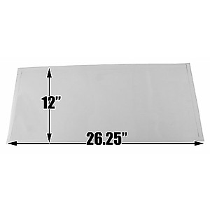 (5) Dragway Tools Sandblast Cabinet Window Films for Model 260