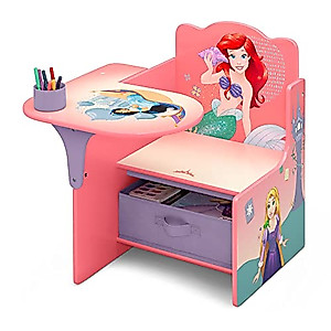 Delta Children Chair Desk with Storage Bin, Disney Princess