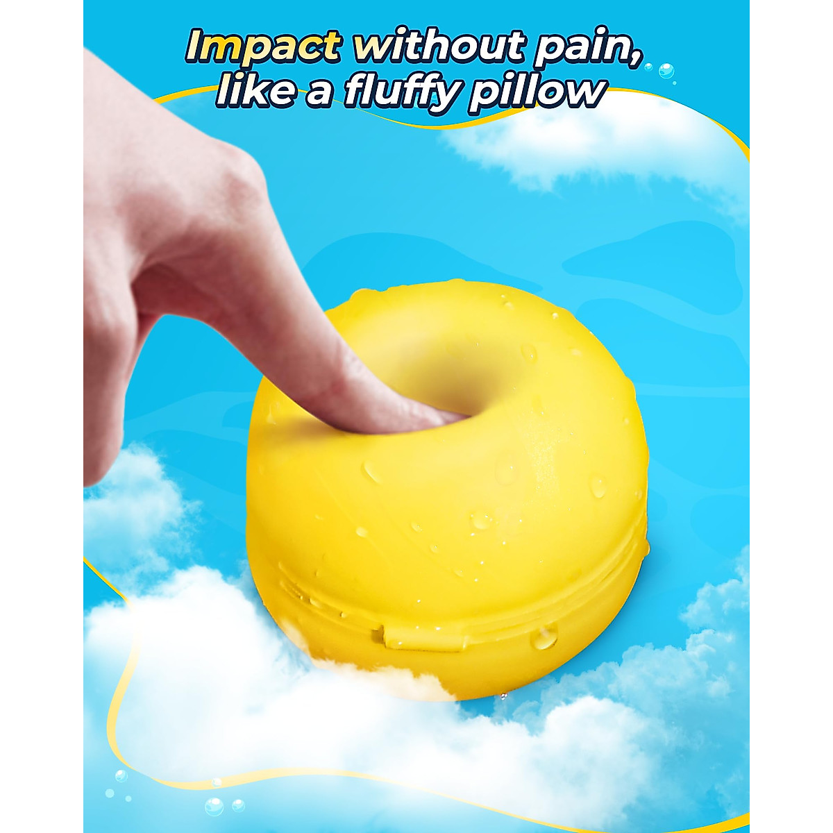 KOKODI Reusable Water Balloons Quick Fill Self Sealing, Refillable Water Bombs for Kids Adults, Latex-Free Silicone Splash Water Ball for Summer Fight ball Game Pool Party Beach Outside Toy activities