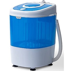 TABU 7.7lbs Mini Washer, Small Washing Machine, Compact Washer, Portable Washing Machine with Timer Control and Single Tub, no Spiner Basket