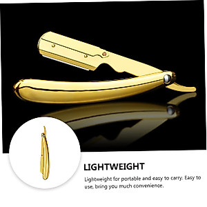 minkissy Engraved Razor Holder Blade Single Man Abs