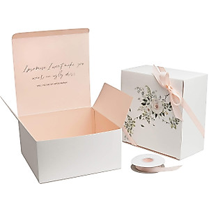 Will You Be My Bridesmaid Proposal Box Set of 6 - With Will You Be My Maid of Honor Proposal Box and Matron of Honor Proposal Box - 4 Will You Be My Bridesmaid Boxes for Bridesmaid Proposal Gifts