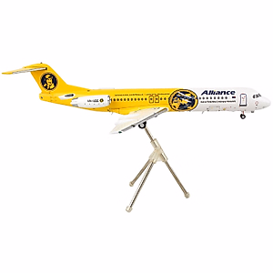 GeminiJets Fokker F100 Commercial Aircraft Alliance Airlines White and Yellow Gemini 200" Series 1/200 Diecast Model Airplane
