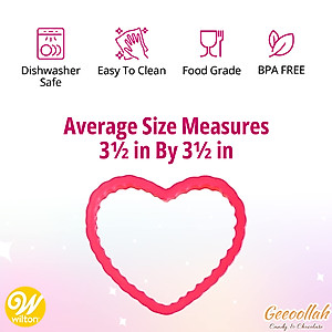 Wilton Cookie Cutters, Alphabet, Numbers, and Holiday 101-Piece Set Dough Cutters, Perfect Size Cookie Cutters for Baking