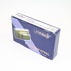NailPro 1/4" Crown x 1-1/4" Leg Stainless Steel - 5,000 pcs. of "L Series" Staples - JAL15SS