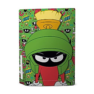 Head Case Designs Officially Licensed Looney Tunes Marvin The Martian Graphics and Characters Vinyl Faceplate Sticker Gaming Skin Decal Cover Compatible with PS5 Disc Console & DualSense