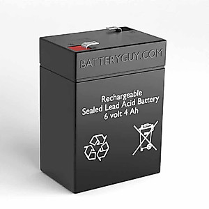 BatteryGuy YT-660 replacement 6V 4.5Ah SLA battery - BatteryGuy brand equivalent (Rechargeable) - Qty of 1