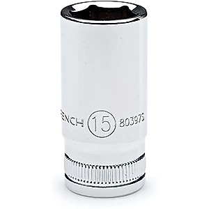 GEARWRENCH 47 Pc. 1/4" Drive 6 Pt. Socket Set, Standard & Deep, SAE/Metric - 80314D