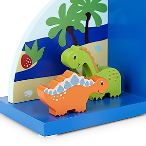 Kids Dinosaur Themed Bookends for Boys Nursery or Bedroom