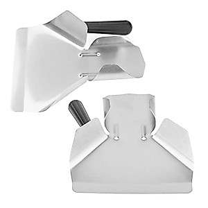 French Fry Scoop, Sturdy Durable Bakelite Handle Stainless Steel Food Grade Popcorn Bagger for Popcorn