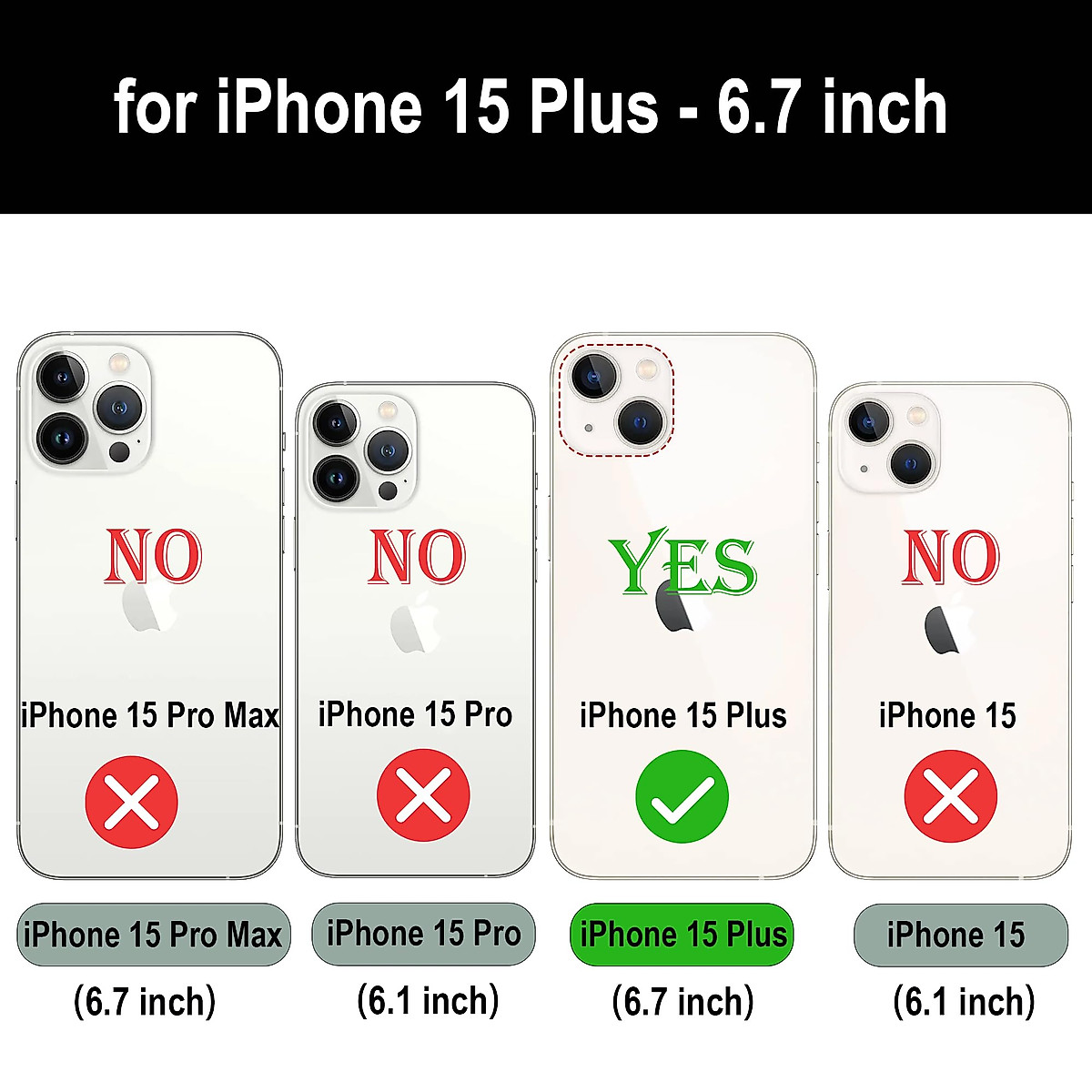 DKDKSIP for iPhone 15 Plus Wallet Case for Women, Support Wireless Charging with RFID Blocking Card Holder, PU Leather Zipper Wallet Detachable Magnetic Phone Case with Crossbody Strap, Purple