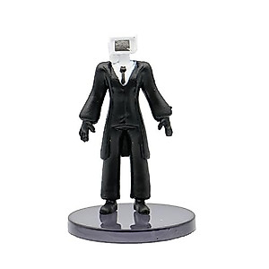 Skibidi Toilet Action Figure Toys - Mini PVC Characters | Set of Playful 7-10cm Height Cool Toy for Birthday Decorations!(12pcs)