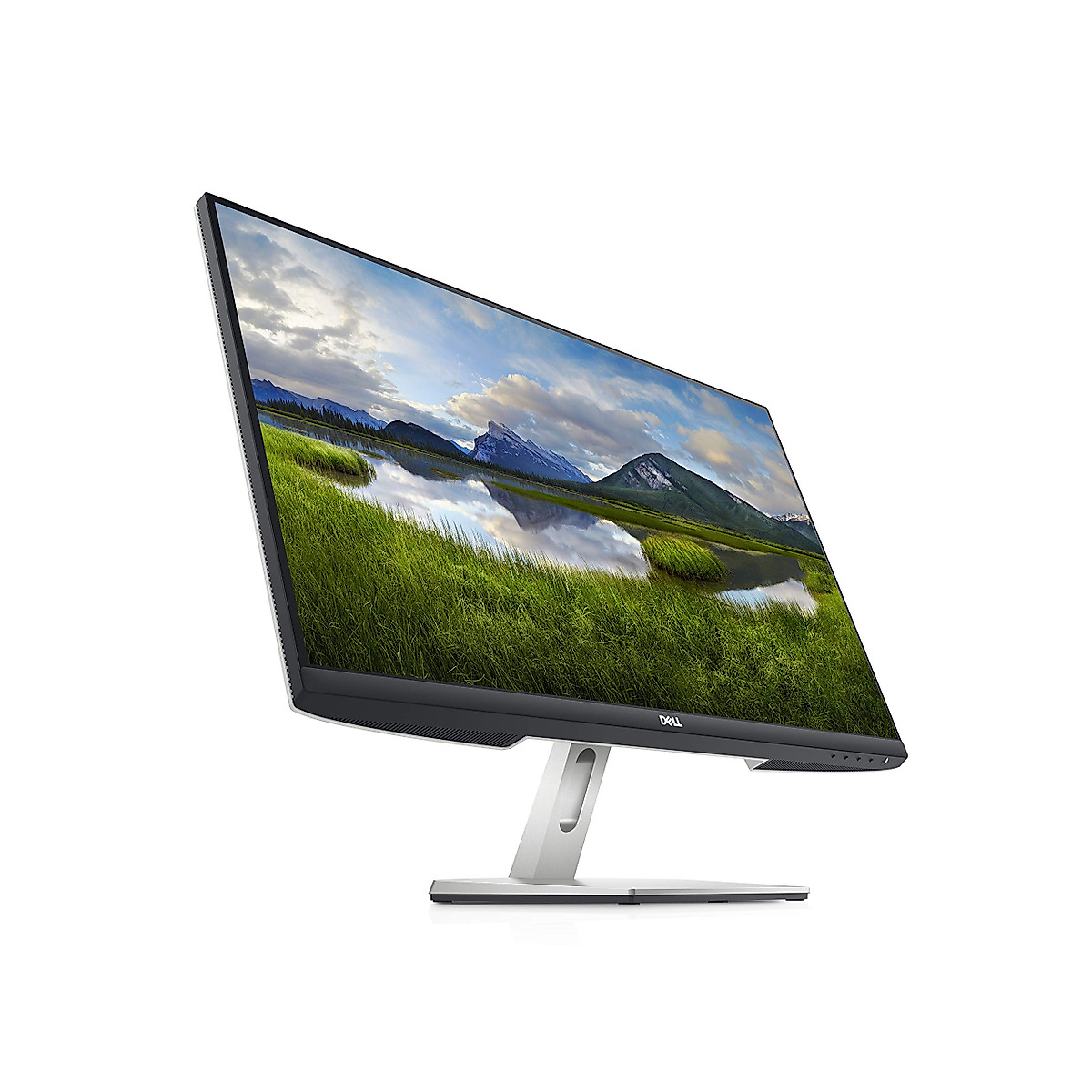 Dell S2421H 24 Inch Full HD 1080p Monitor, IPS Ultra-Thin Bezel, 2 x HDMI Ports, Built-in Speakers, Silver