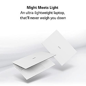 LG gram (2022) 14Z90Q Ultra Lightweight Laptop, 14" (1920x1200) IPS Display, Intel Evo 12th Gen i5 1240P Processor, 8GB LPDDR5, 512GB NVMe SSD, FHD Webcam, WiFi 6E, Thunderbolt 4, Windows11, White