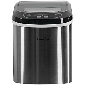 Magic Chef MCIM22ST 27Lb-Capacity Ice Maker Stainless