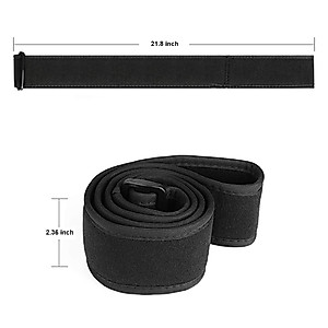 supregear Arm Sling, Lightweight Neck Support Collar Immobilizer Simple Arm Sling Breathable Shoulder Support for Men Women (Black, Standard)