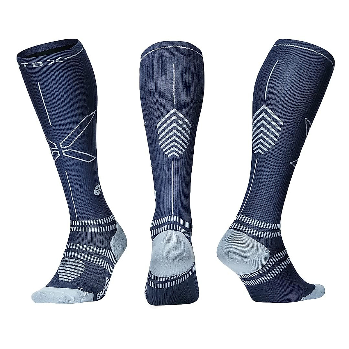 STOX Energy Socks - Sports Socks for Women - Premium Compression Socks - Prevent Injuries & Muscle Pain - Faster Recovery