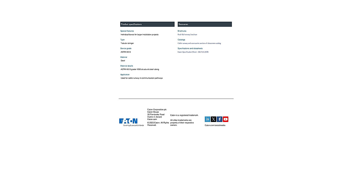 B-Line Steel Stringer Ladder - Durable & Reliable