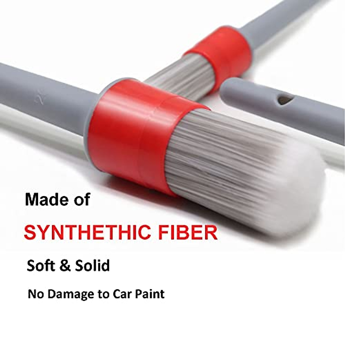 Car Interior Cleaning Duster Brush Kit, AWSOM Versatile Car Detailing Cleaning Brush Scratch Free Vehicle Dusters