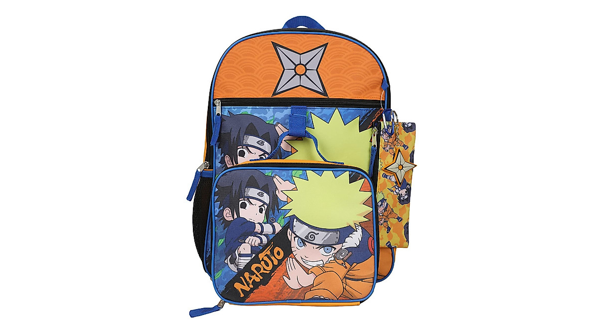 Naruto Sasuke Vs Naruto 5-Piece Backpack Set