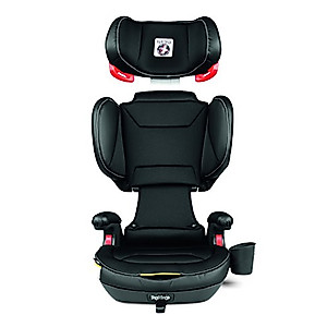 Peg Perego Viaggio Shuttle Plus 120 - Booster Car Seat - for Children from 40 to 120 lbs - Made in Italy - Licorice (Black)