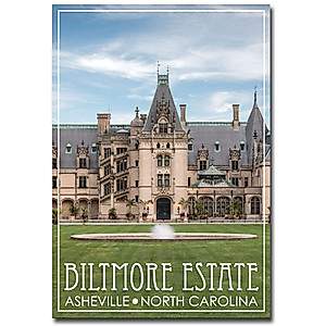 The Biltmore Estate Asheville, North Carolina Fridge Magnet Size 2.5" x 3.5"