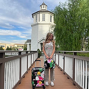 World Traveler Seasons Hardside 2-Piece Carry-On Spinner Luggage Set, Peonies, One_Size
