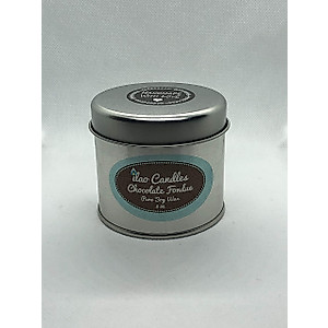 Chocolate Fondue 8 oz Tin Jar Pure Soy Wax Candle Hand Poured in the USA