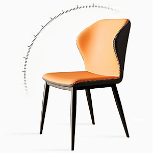 ZARBAILRE Kitchen Dining Room Chairs, Dining Chairs Side PU Cushion Chairs, Kitchen Chairs Restaurant Chairs for Kitchen Dining Room Side Chair (B Set of 1)