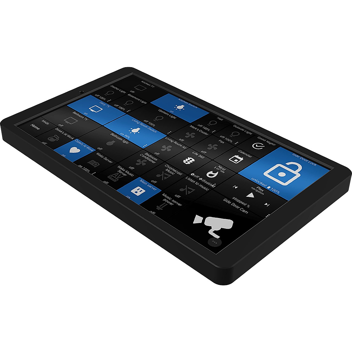 Smart Home Mount Wall Mount Kit for Samsung Galaxy Tab A7 Lite 8.7 Tablet (SM-T220 / 225) - Black